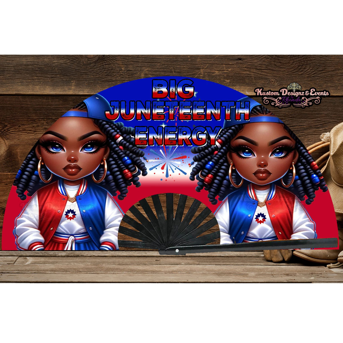 Big Juneteenth Energy Clack Fan 2 – Kustom Designz & Events by Rhonda LLC