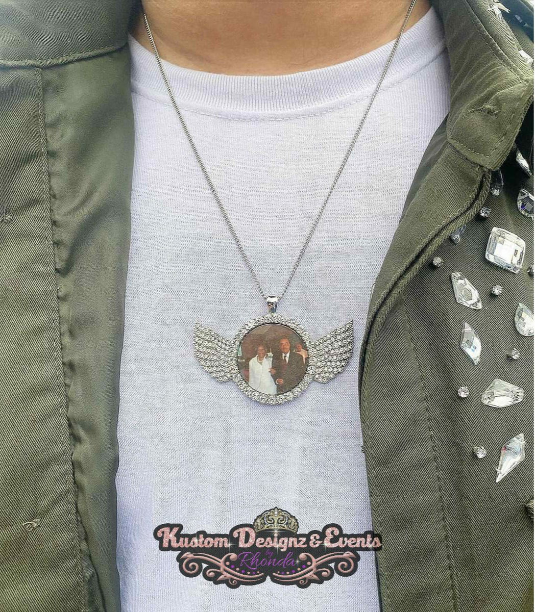 Angel Wing Necklace – Kustom Designz & Events by Rhonda LLC